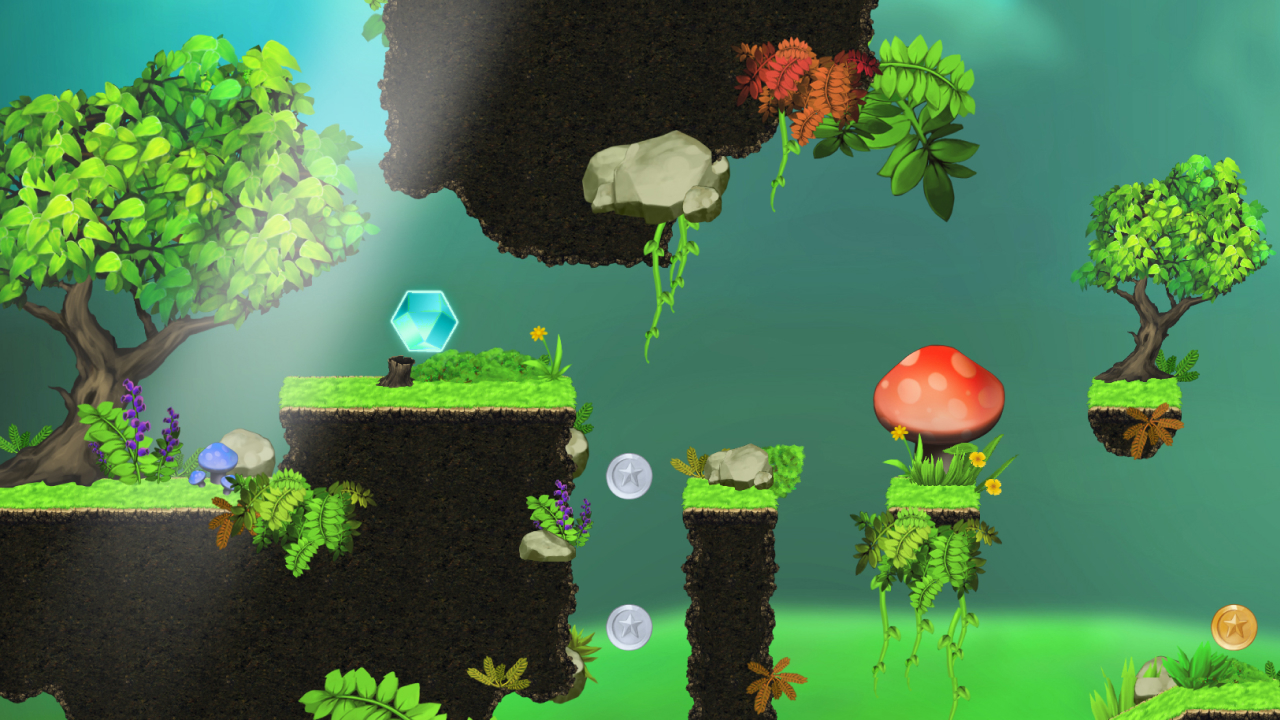 Magic Forest - Platformer Tileset - Game Tilemaps